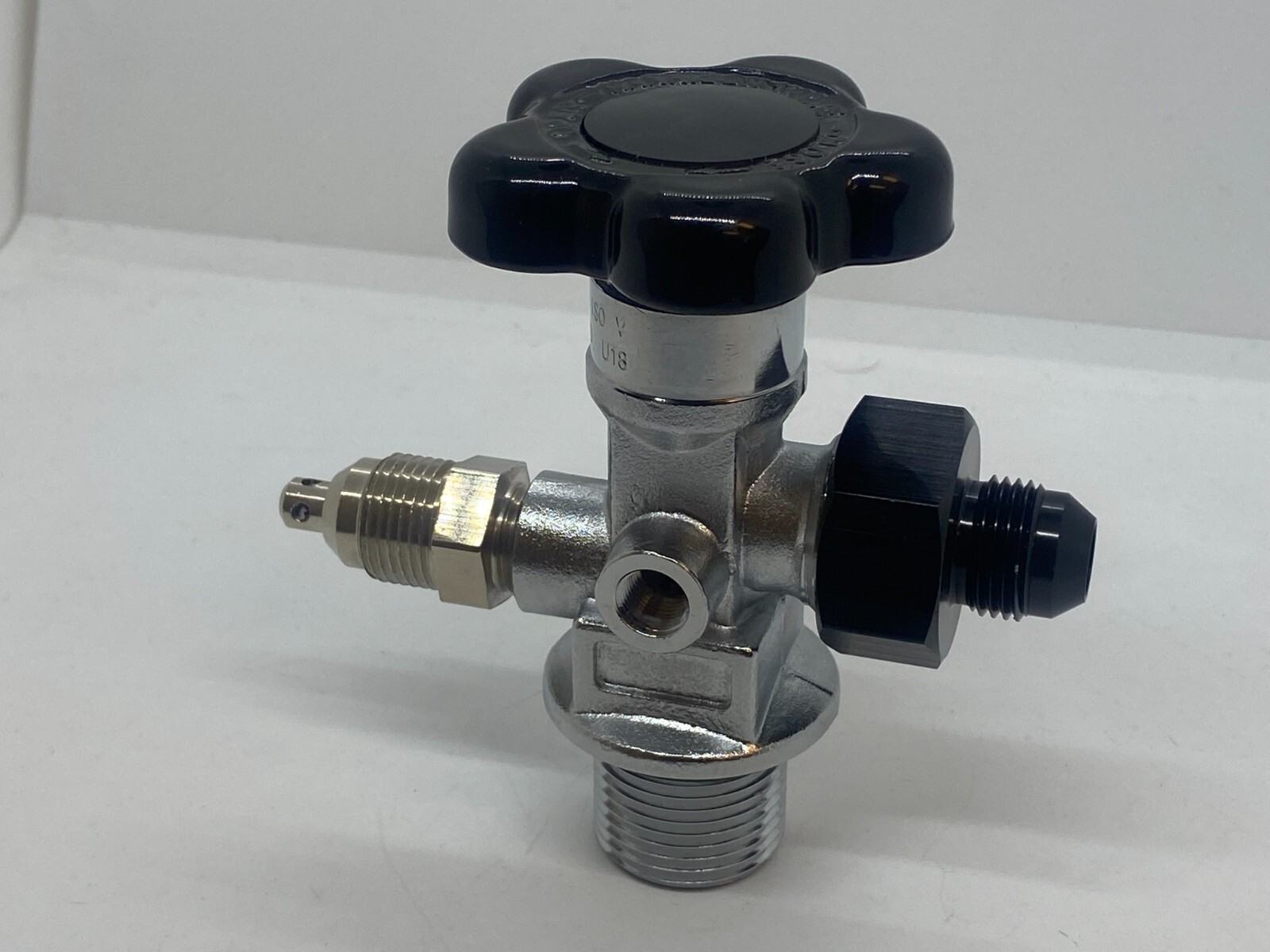 -8AN Nitrous Bottle Nut Adaptor CGA 660 for NOS Nitrous Bottle w ...