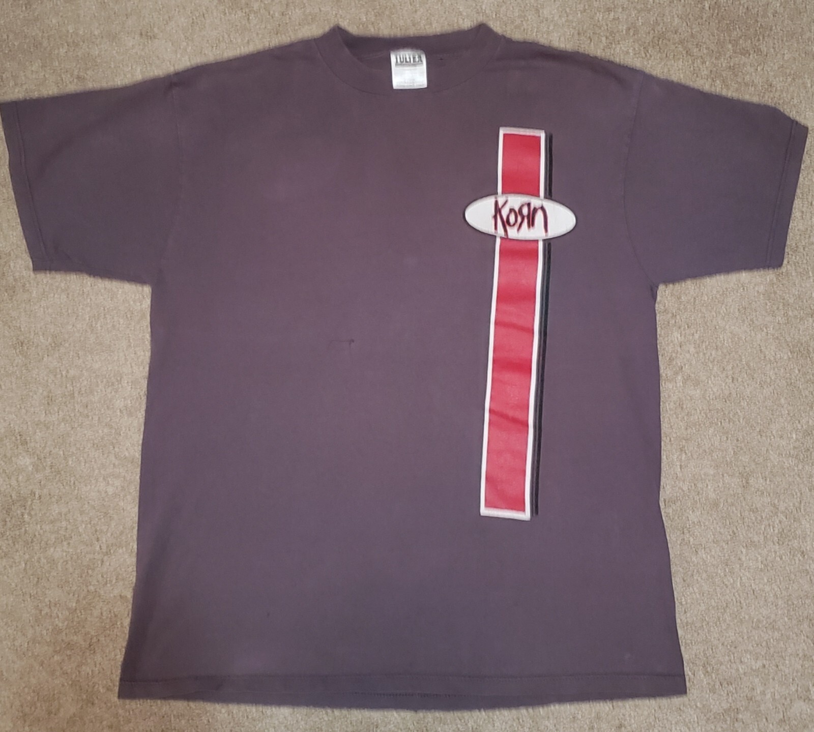 KORN 1995 Original Band Shirt XL Vintage Rare Green S… - Gem