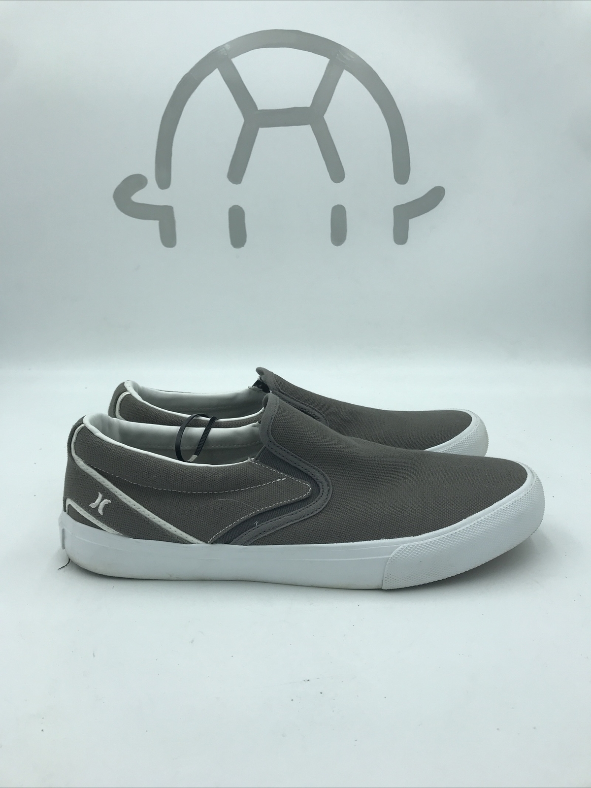 Hurley Men's Arlo Slip Canvas Slip-on Casual Canvas Sneakers Shoes | eBay