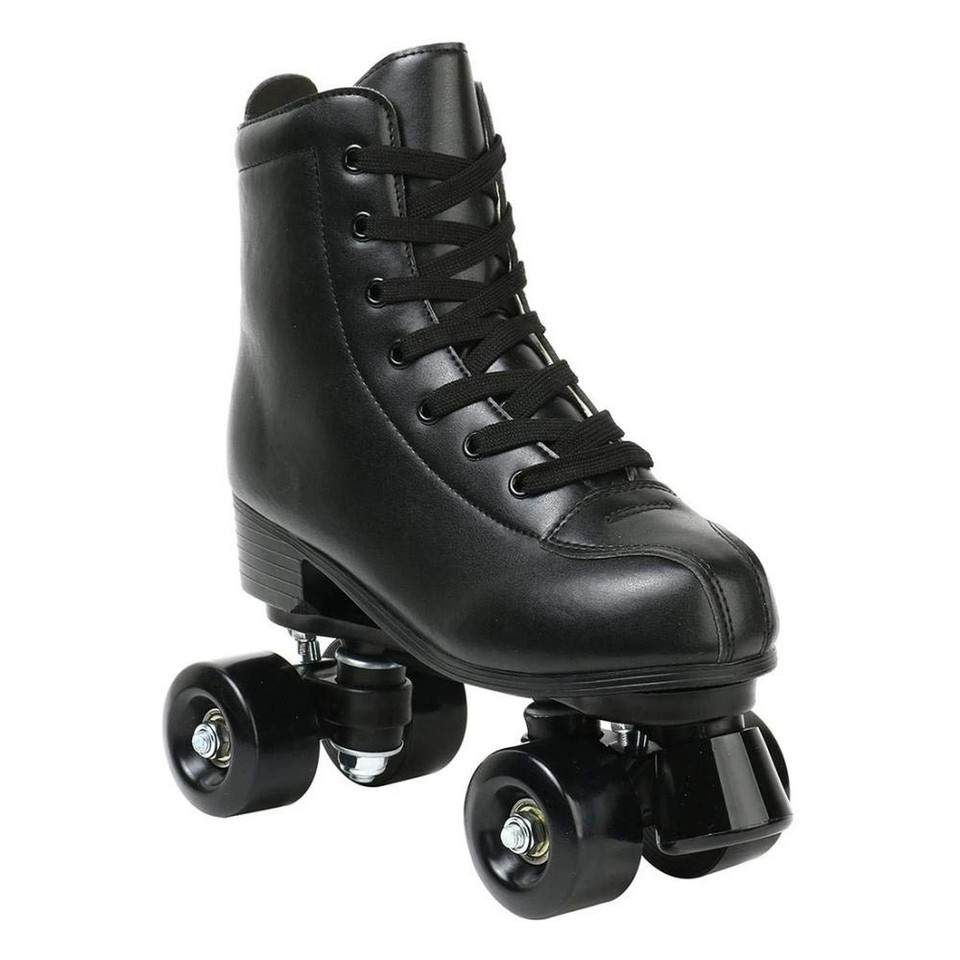 XUDREZ Double Row Adjustable Leather High-Top Roller Skates - Size 12 W ...