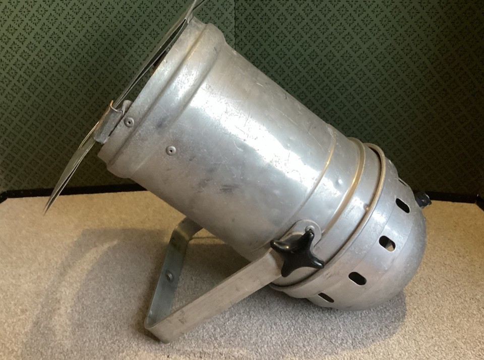 Vintage Retro Aluminium Industrial Stage Theatre Spot Light Lamp ...