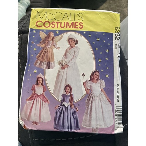 McCALLs PATTERN 8332 DATED 1996 SIZE 5/6 CHILD'S STORYBOOK COSTUMES 5 ...