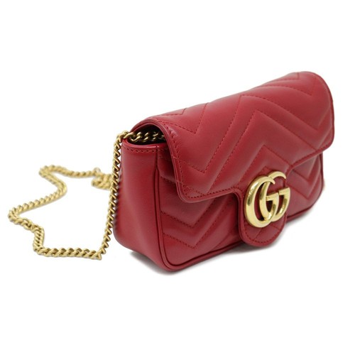 Gucci 476433 GG Marmont Matelassé Super Mini Chain Bag 2021 73867187 | eBay