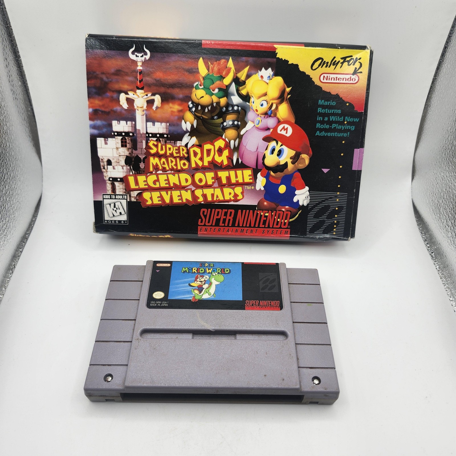 Купить Super Mario RPG Legend of the Seven Stars SNES Nintendo Complete ...