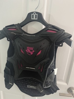 Icon Motorcycle Vest Women S / M Chest & Back Field Armor Stryker ...