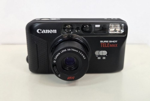 Canon Sure Shot TELEmax Date Point & Shoot 35mm Film Camera 38/70mm ...