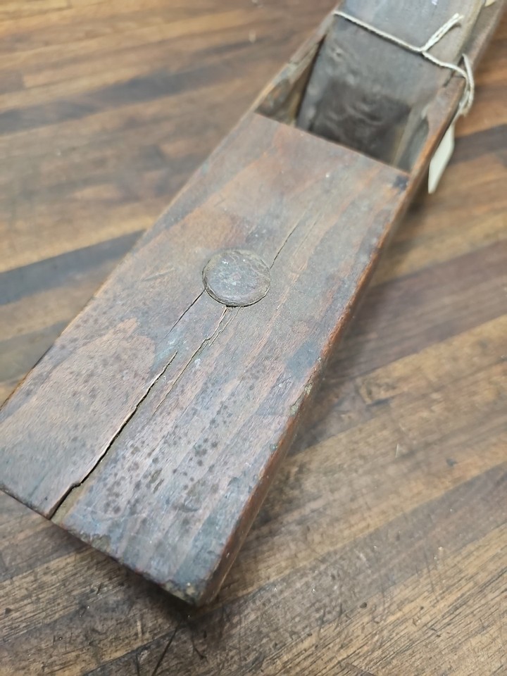 K137- Antique 22" Wood Jack Plane - J. Stamm Mt. Joy Lancaster Pa 1850s ...