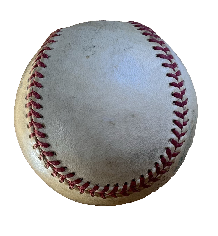 GIANT sig! BAS TED WILLIAMS vintage baseball signed autograph RAWLINGS ...