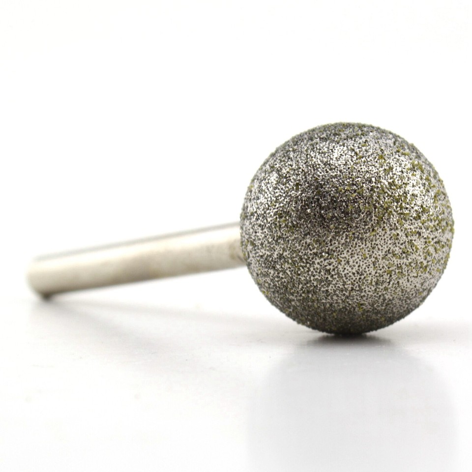 25mm Diamond Coated Dia Spherical Head Mounted Points Round Ball ...