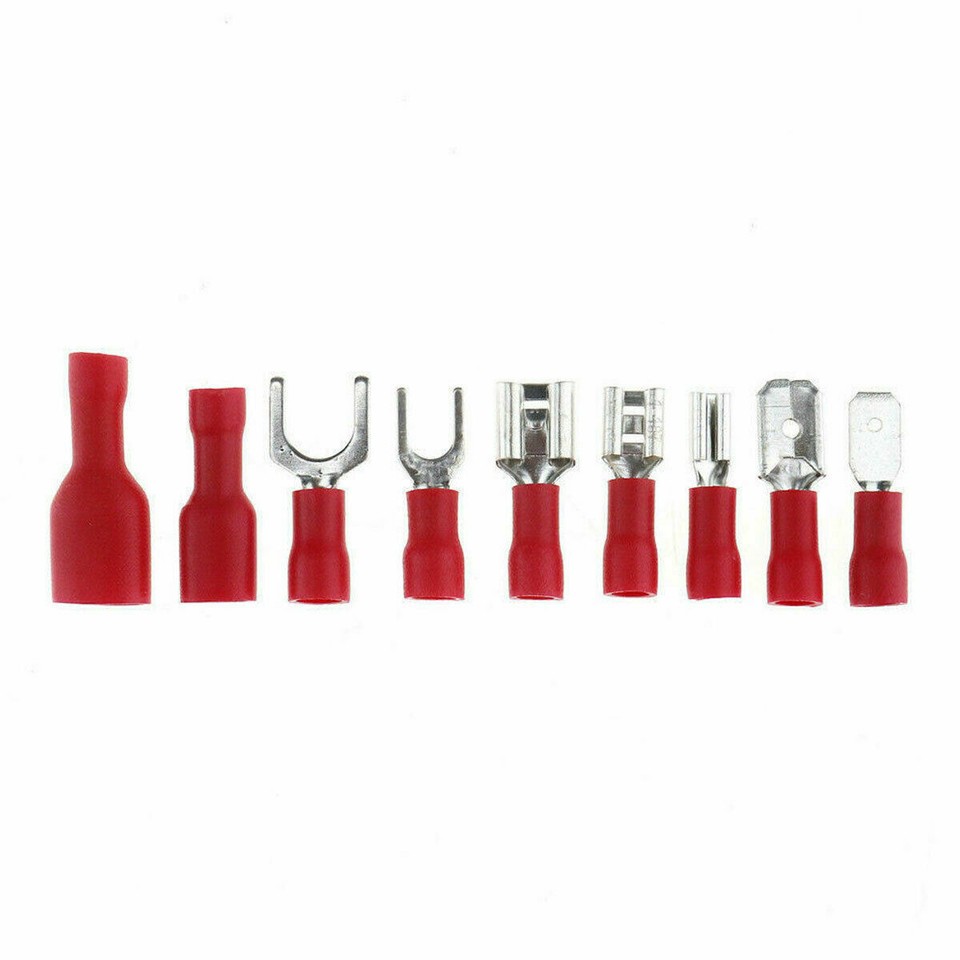 1200PCS Assorted Insulated Electrical Wire Terminals Crimp Connectors ...