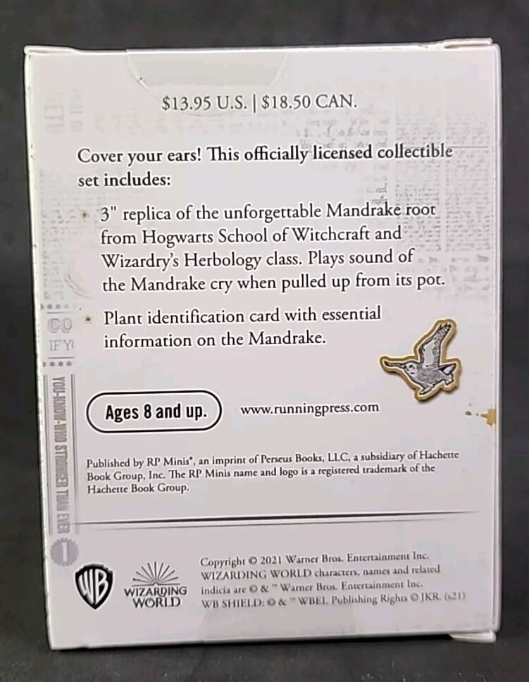 Harry Potter Wizarding World 3" SCREAMING MANDRAKE Figure w/ Sound | eBay