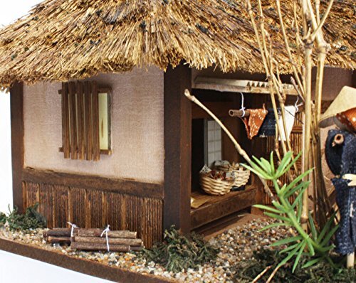 Billy Handmade Miniature Dollhouse Model Kit Tono Thatched House 8618 ...