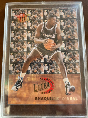 1992-93 Fleer Ultra All-Rookies #7 Shaquille O'Neal Orlando Magic ...