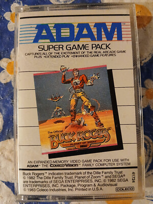 Buck Rogers: Planet of Zoom (ColecoVision, 1982) Coleco ADAM Super Game ...
