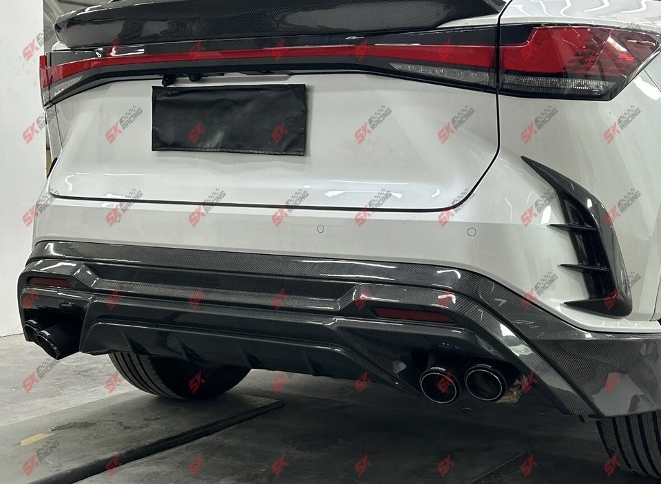 For Lexus RX350 RX450H+ RX500h 23+ Carbon Fiber Rear Bumper Side ...