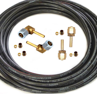 LPG Autogas 6m x 6mm Flexible Pipe kit,Flexi Gas Hose,FARO type,Poly ...