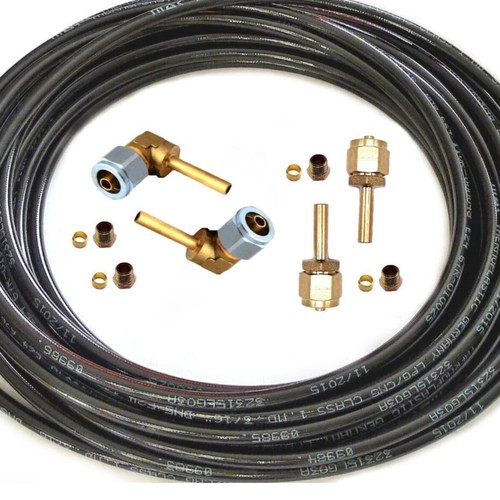 LPG Autogas 6m x 6mm Flexible Pipe kit,Flexi Gas Hose,FARO type,Poly ...