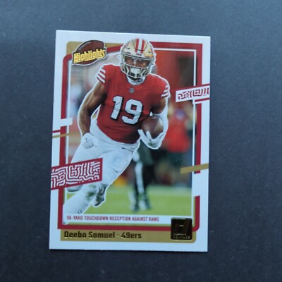 Deebo Samuel 2023 Donruss Highlights H-DS 49ers | eBay