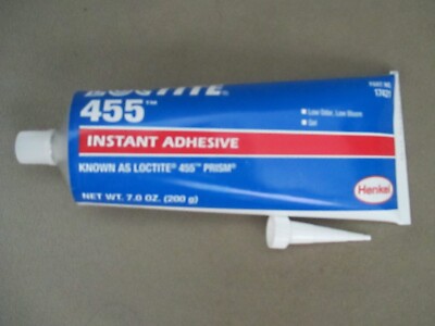 LOCTITE 455 7 OZ LARGE TUBE HENKEL PRISM 17421 LOW ODOR ADHESIVE | eBay