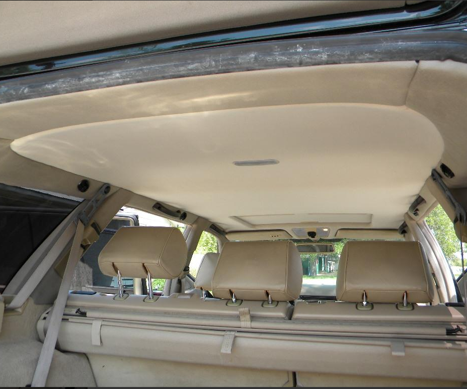 New Black Headliner cloth 2Mx1.5M Cars Roof Liner Sagging Ceiling ...