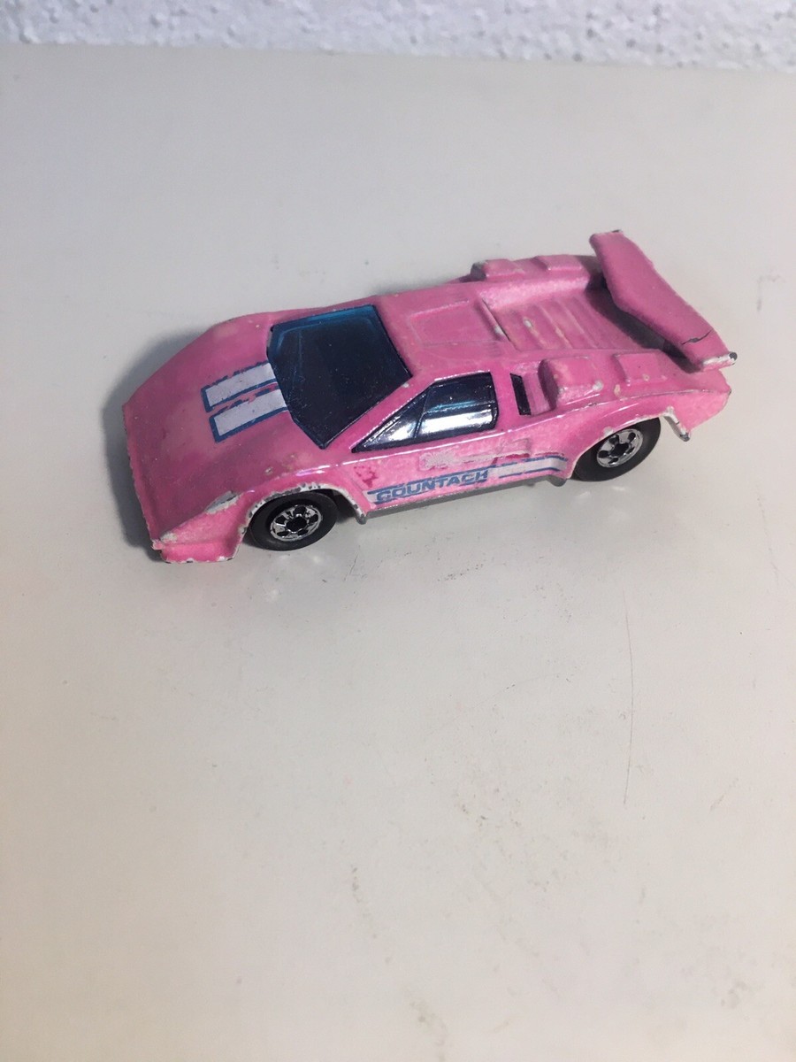 Pink Hot Wheels Lamborghini Countach