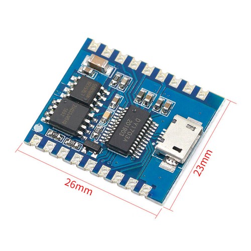 DY-SV17F Audio Module Mini MP3 Player IO Trigger USB Download Flash ...