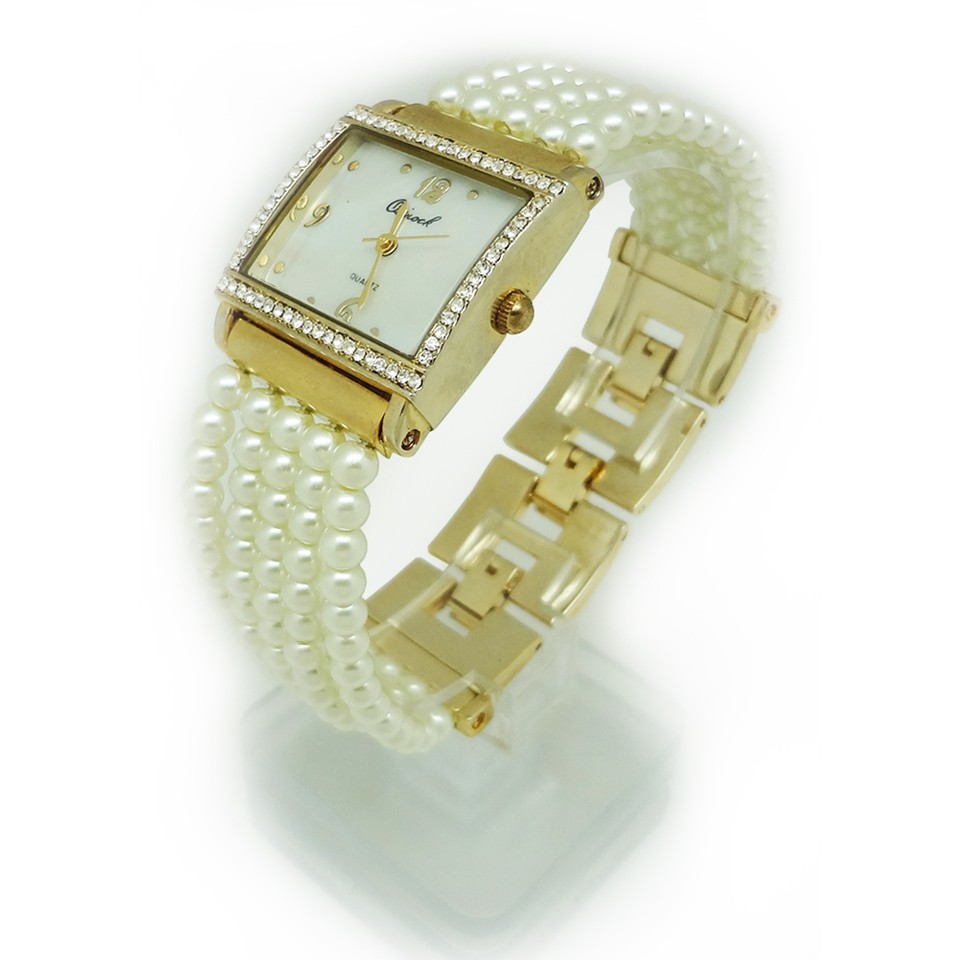 WOMEN DELUXE PEARL WATCHES | eBay