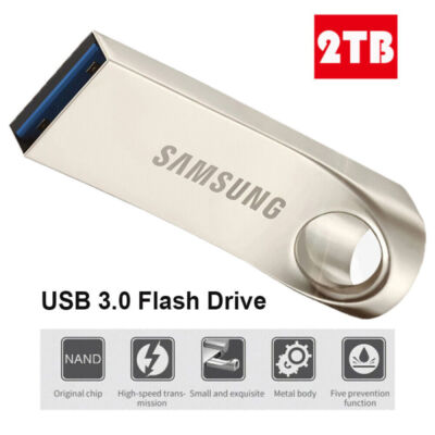 New USB Flash Drive Disk 2TB USB 3.0 Metal Mini Pendrive Memory Stick U ...