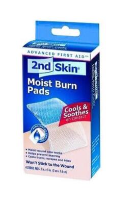Spenco 2nd Skin Moist Burn Pads 1st 2nd Degree Burn Sterile 2" x 3" 16 ...