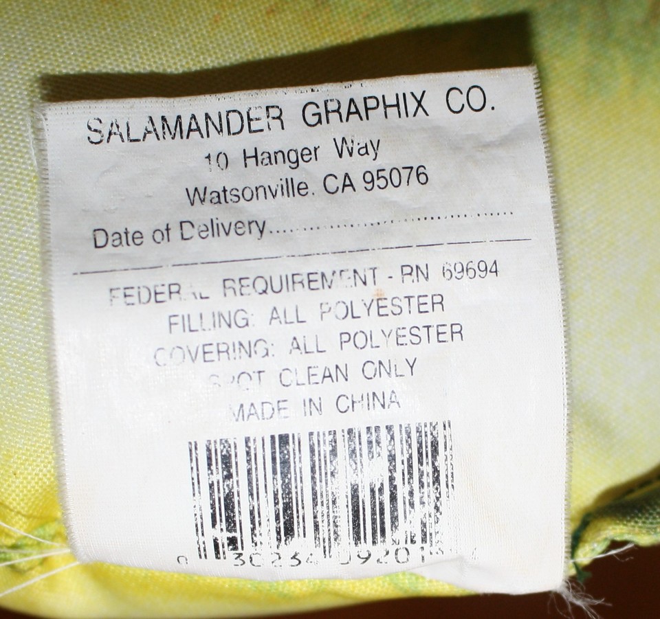 Largemouth Bass Fish Pillow Stuffed Plush 24” Realistic Salamander ...