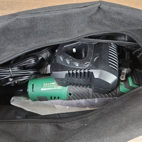 Kimo 3302L Green Battery Powered 20V Cordless 3/8" Ratchet W/Charger ...