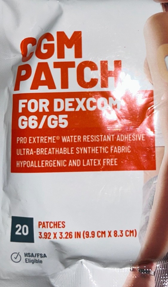 KT Tape CGM Patch Continuous Glucose Monitor for DEXCOM G6 G5 Overpatch ...