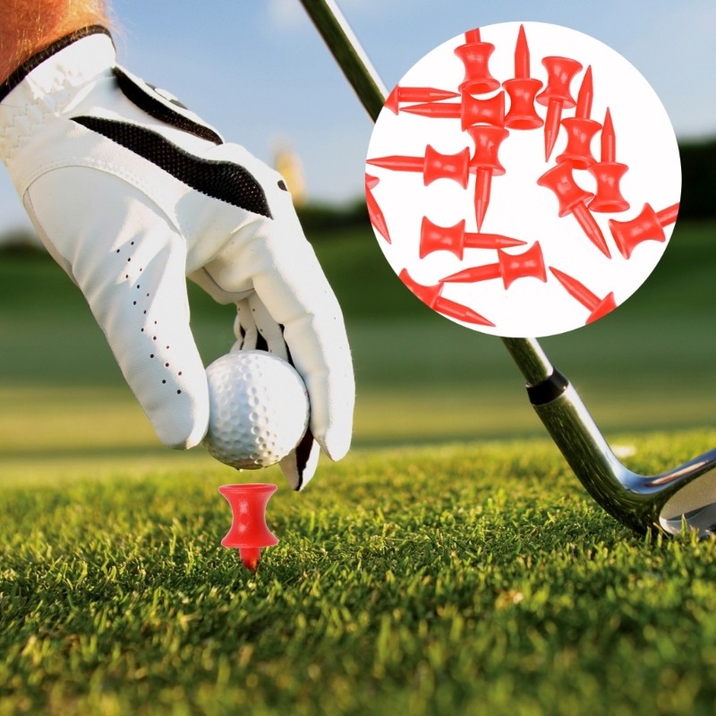 50Pcs Golf Tees Plastic Step Down, Unbreakable Golf Tees, Long Short ...