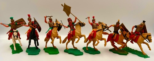 Timpo Swoppets Roman Cavalry -Complete Set (including rare) Plastic Toy ...