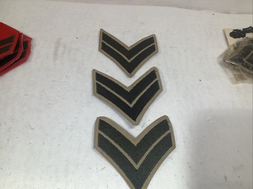 Authentic WWII US Army Corporal Stripes Rank Shoulder Patch Insignia ...