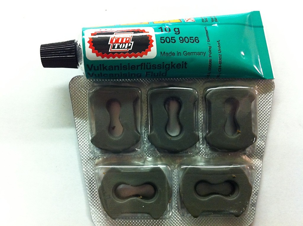 5 x REPLACEMENT PLUGS & GLUE TYRE PUNCTURE REPAIR KIT CAR BIKE ...