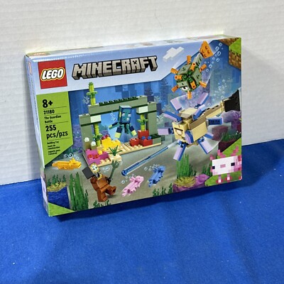 LEGO Minecraft: The Guardian Battle 21180 Brand New Factory Sealed 255 ...