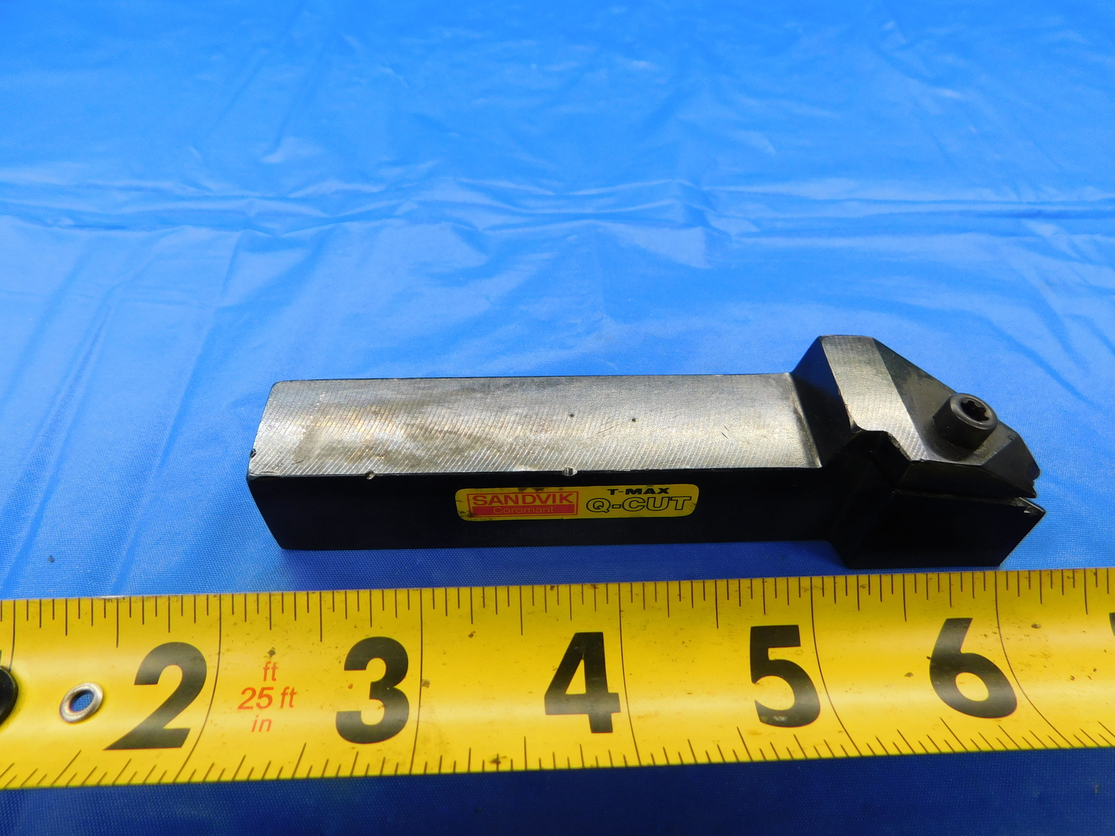 SANDVIK LS151.22-12-25 LATHE TURNING TOOL HOLDER 3/4 SQUARE SHANK E7M 4 ...