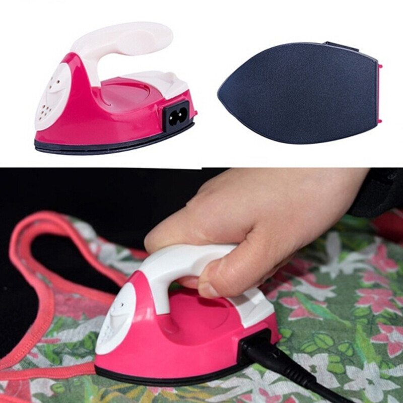 Mini Electric Iron Portable Travel Crafting Craft Clothes Sewing ...
