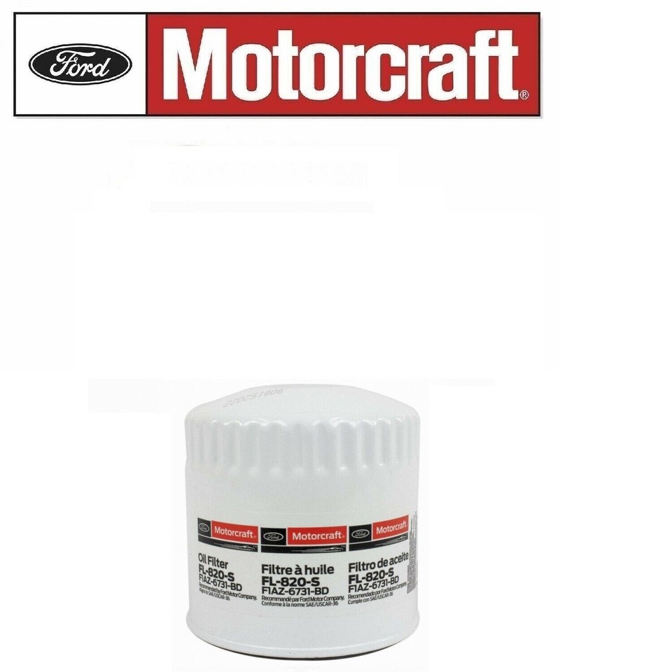 Pack of 2 Genuine OEM Motorcraft FL820S Engine Oil Filter Ford Bulk | eBay