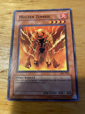 Yugioh TCG LP Molten Zombie IOC-064 Common | eBay Australia