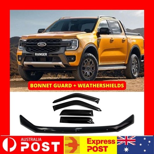 Next Gen Ford Ranger (2022-2023) Bonnet Protector & Weathershields Set ...