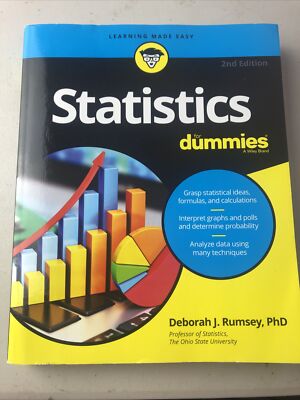 Statistics For Dummies [For Dummies [Lifestyle]] 9781119293521| eBay