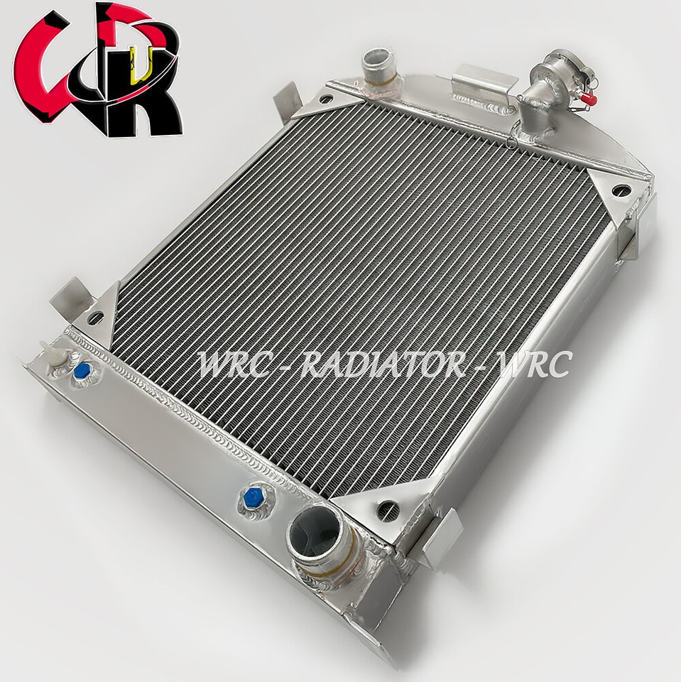 17" H Radiator for 1932 Ford Chopped hot Rod w/Chevy 350 SBC V8 Engine ...