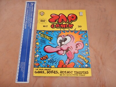 ZAP COMIX #2, APEX NOVELTIES, 1968 UNDERGROUND COMIC, 2ND PRINTING | eBay