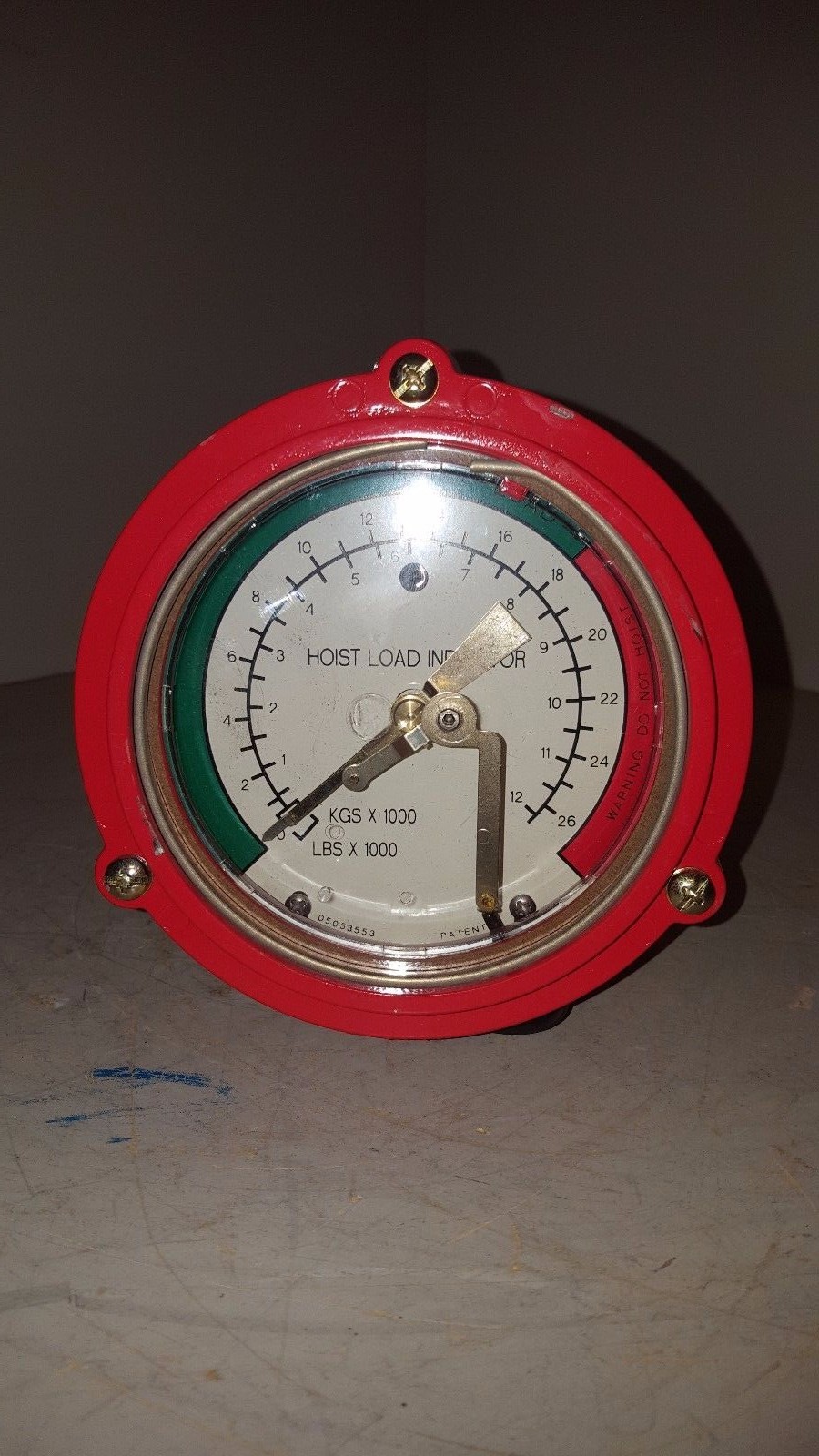 FW Murphy Hoist Load Indicator Gauge, 30VAC, 2A, Model 1005006 | eBay