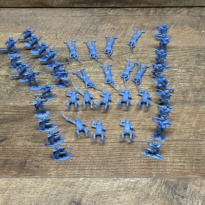 Lot of 40 Vintage MPC US Civil War Soldiers Blue Army Men Figures ...