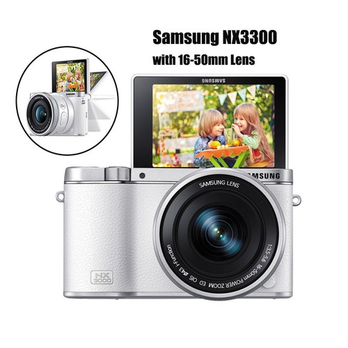 Samsung NX3300 Wireless Smart 20.3 MP Mirrorless Digital Camera with 16 ...