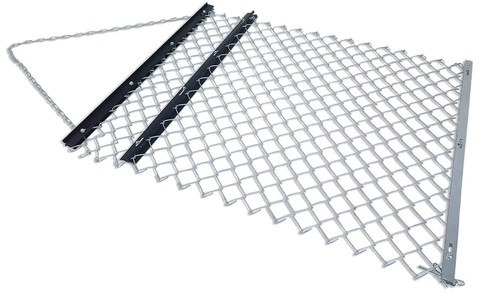 Drag Harrow ATV Lawn Rake 4 x 3 ft / 6 × 5 ft Chain Field Drag For R ...