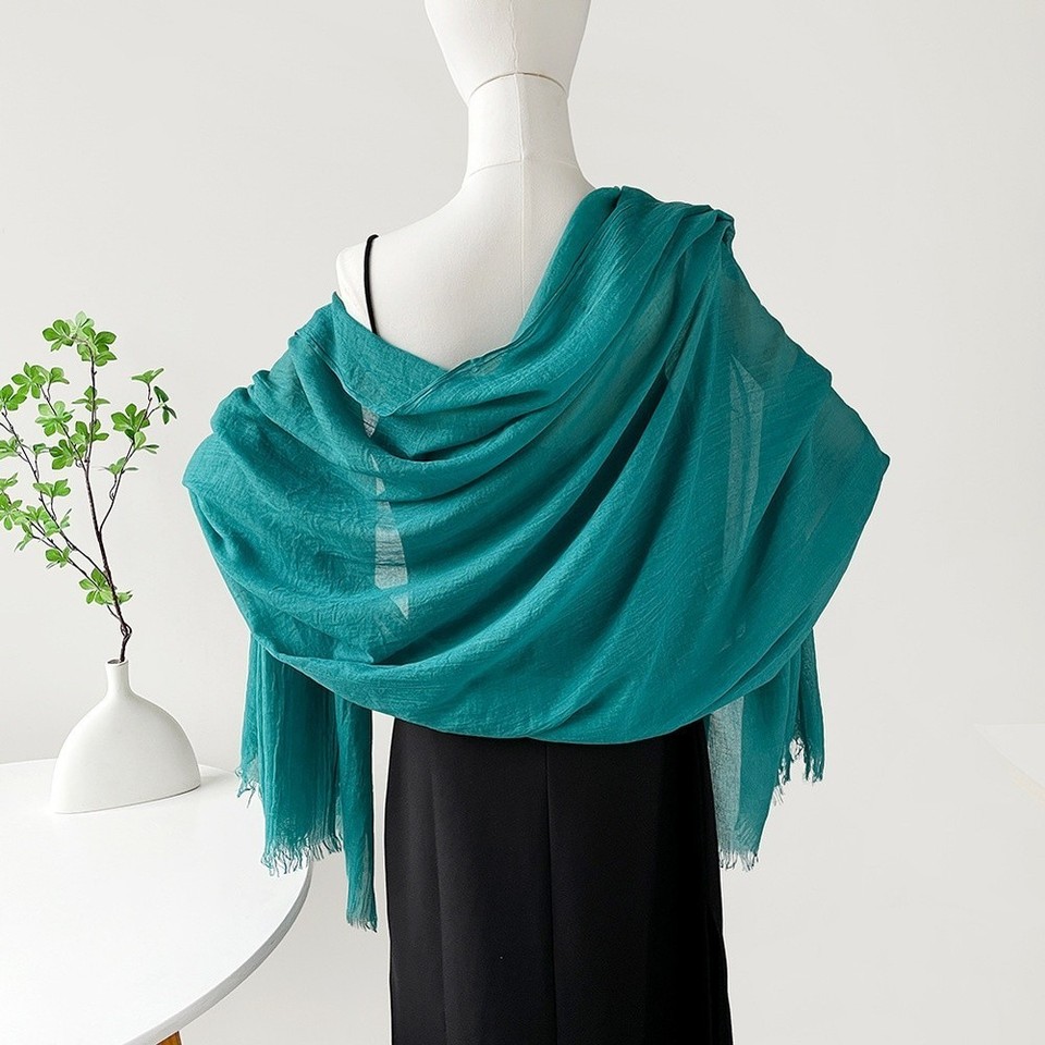 For Summer Outing Bohemian Shawl UV Protection Scarf Multiple Color ...